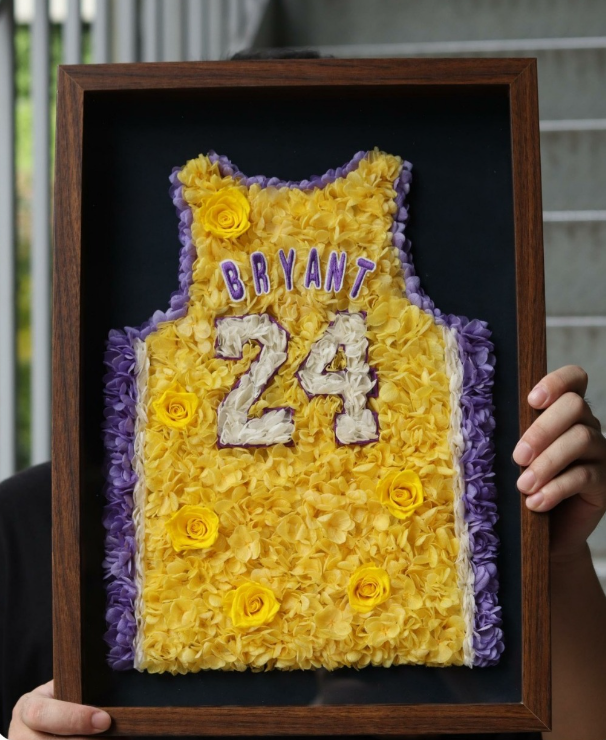 Forever Flowers Basketball Stars Kobe James NBA Jersey - Buy home decor ...
