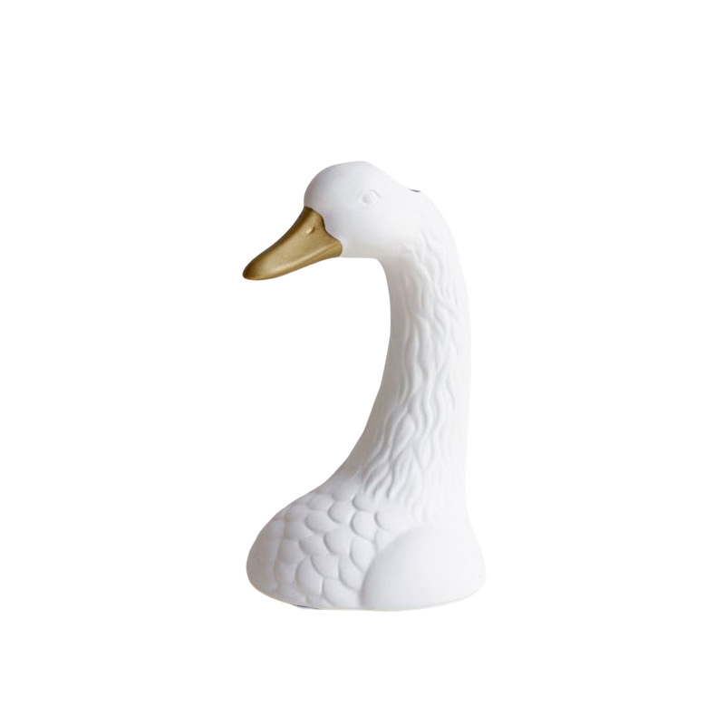 Goose Statues Vase Aesthetic Figurines Home Decor Gifts - Buy aesthetic ...